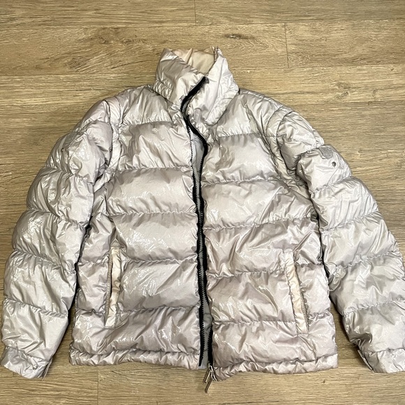 Moncler | Jackets & Coats | Montclair Shiny Silver Size Medium | Poshmark